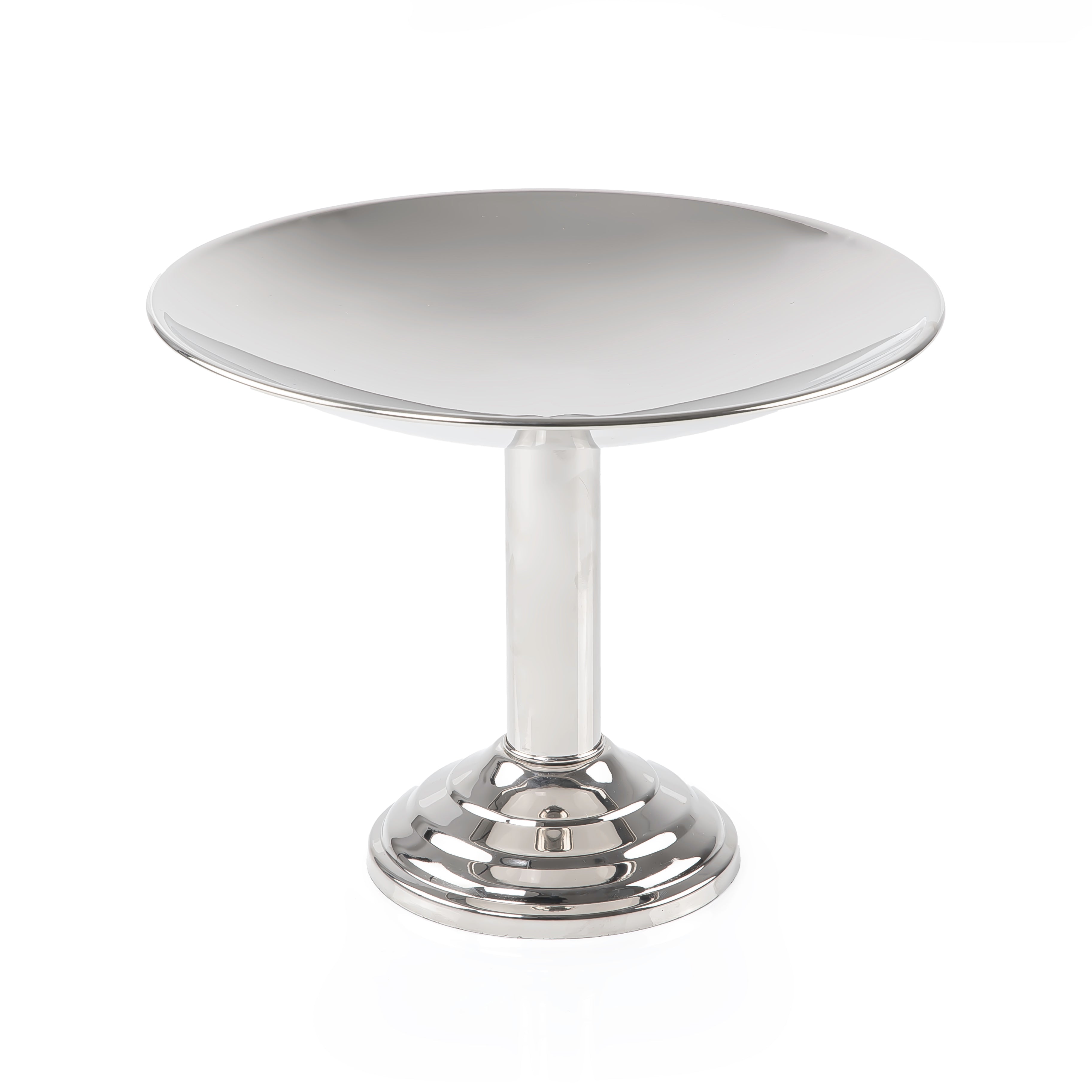 Stainless Steel Cake Stand with Cylindrical Base - Medium – CascadesKsa