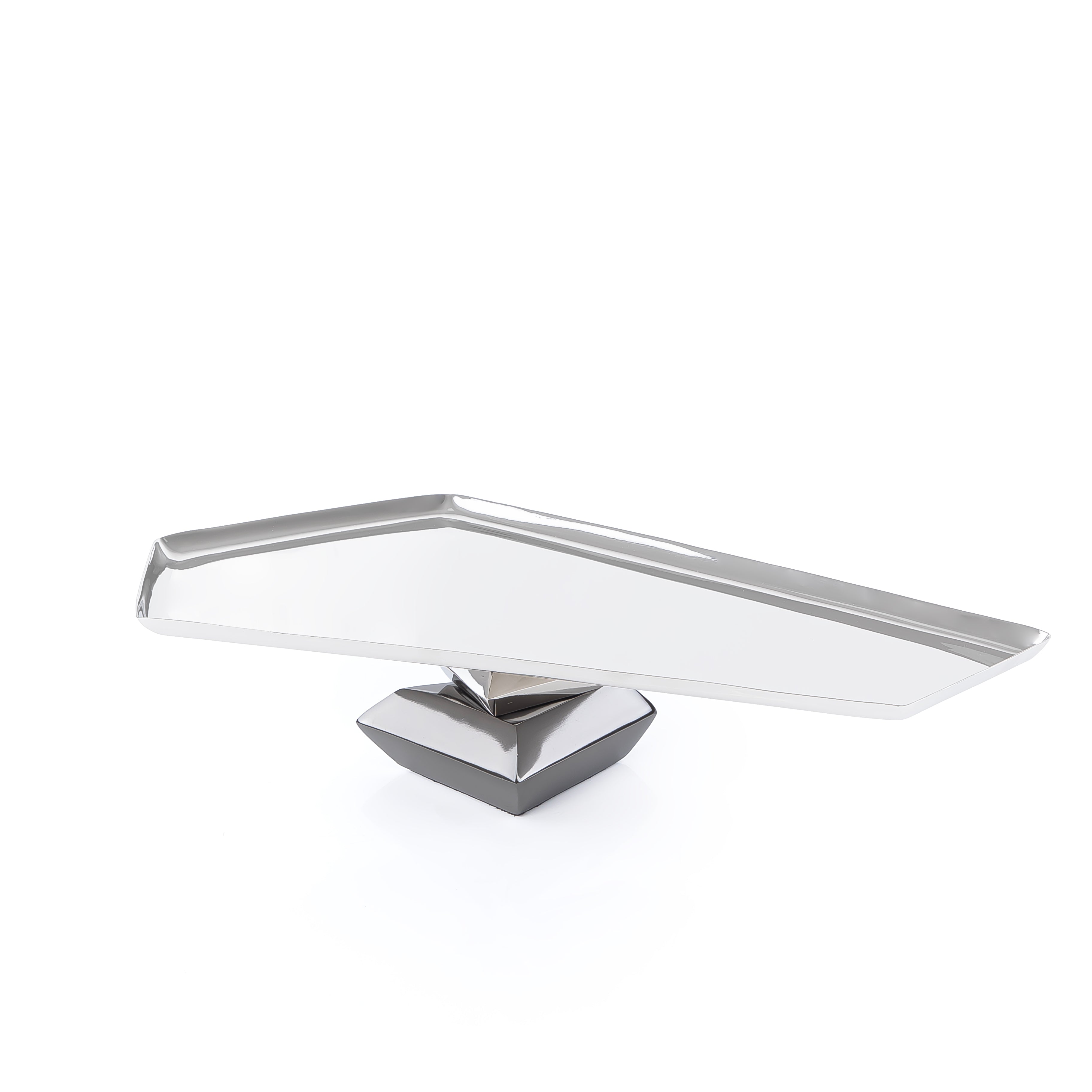 Elegant Metal Serving Stand Dish - Small – CascadesKsa