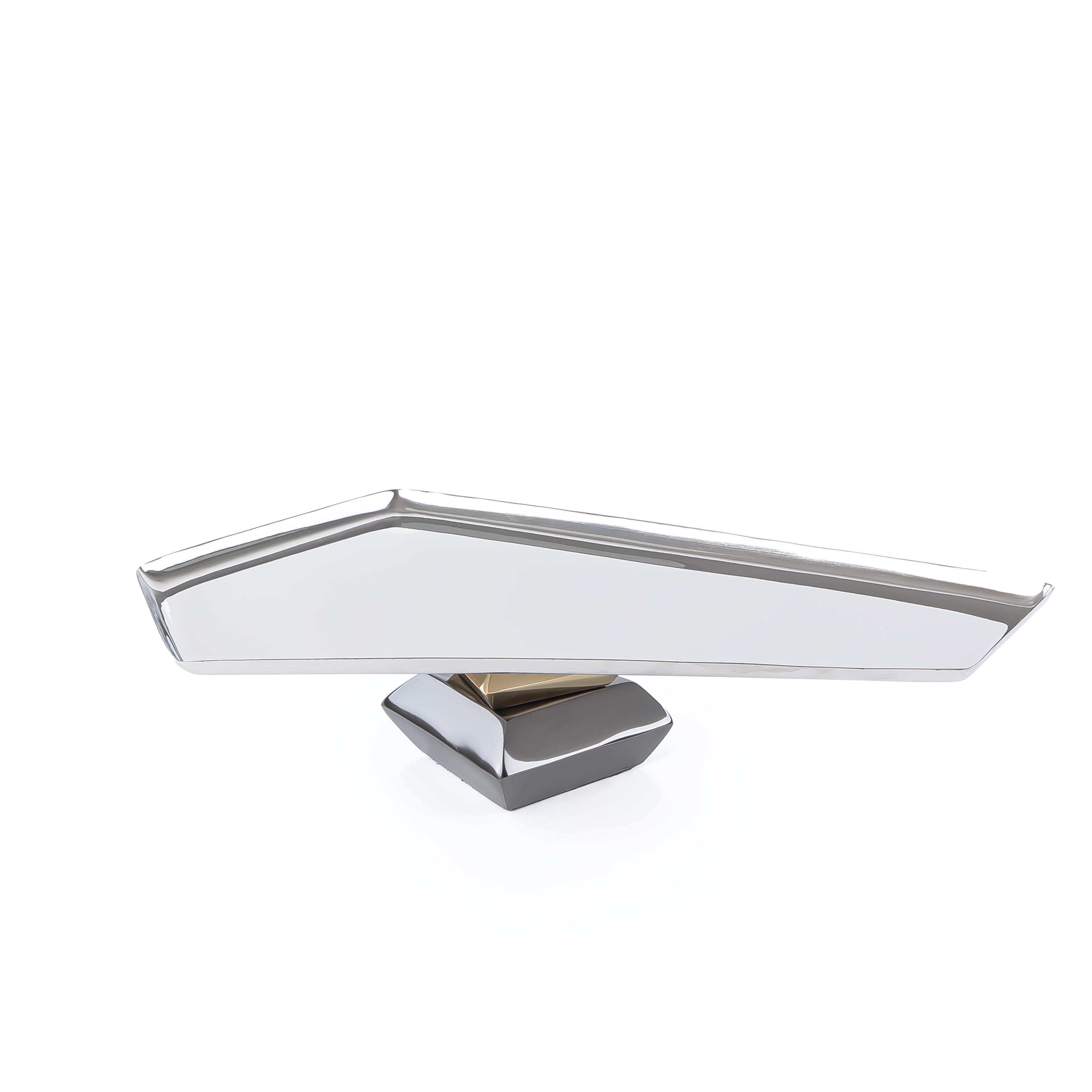 Elegant Metal Serving Stand Dish - Small – CascadesKsa