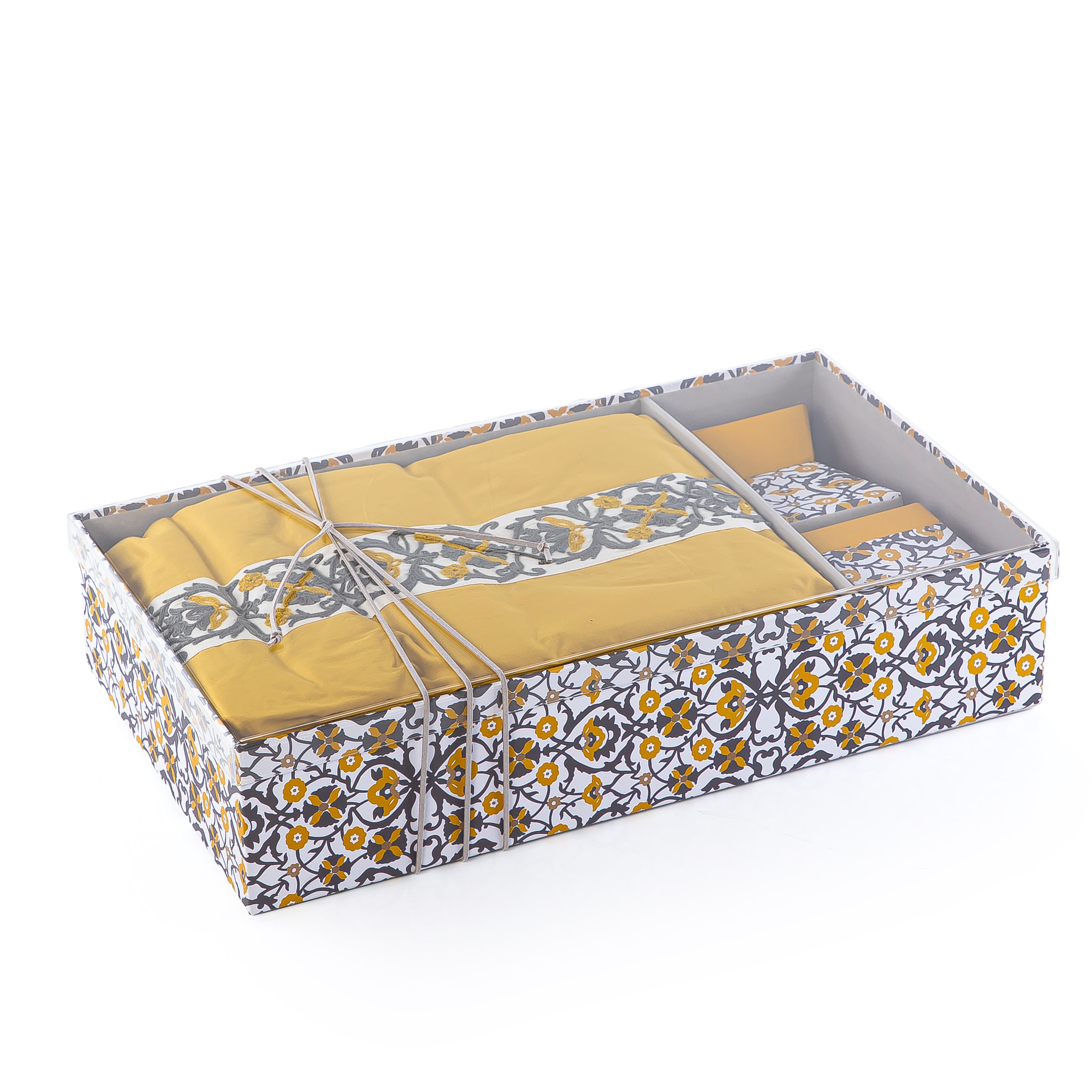 Prayer set box with acrylic cover - yellow – CascadesKsa