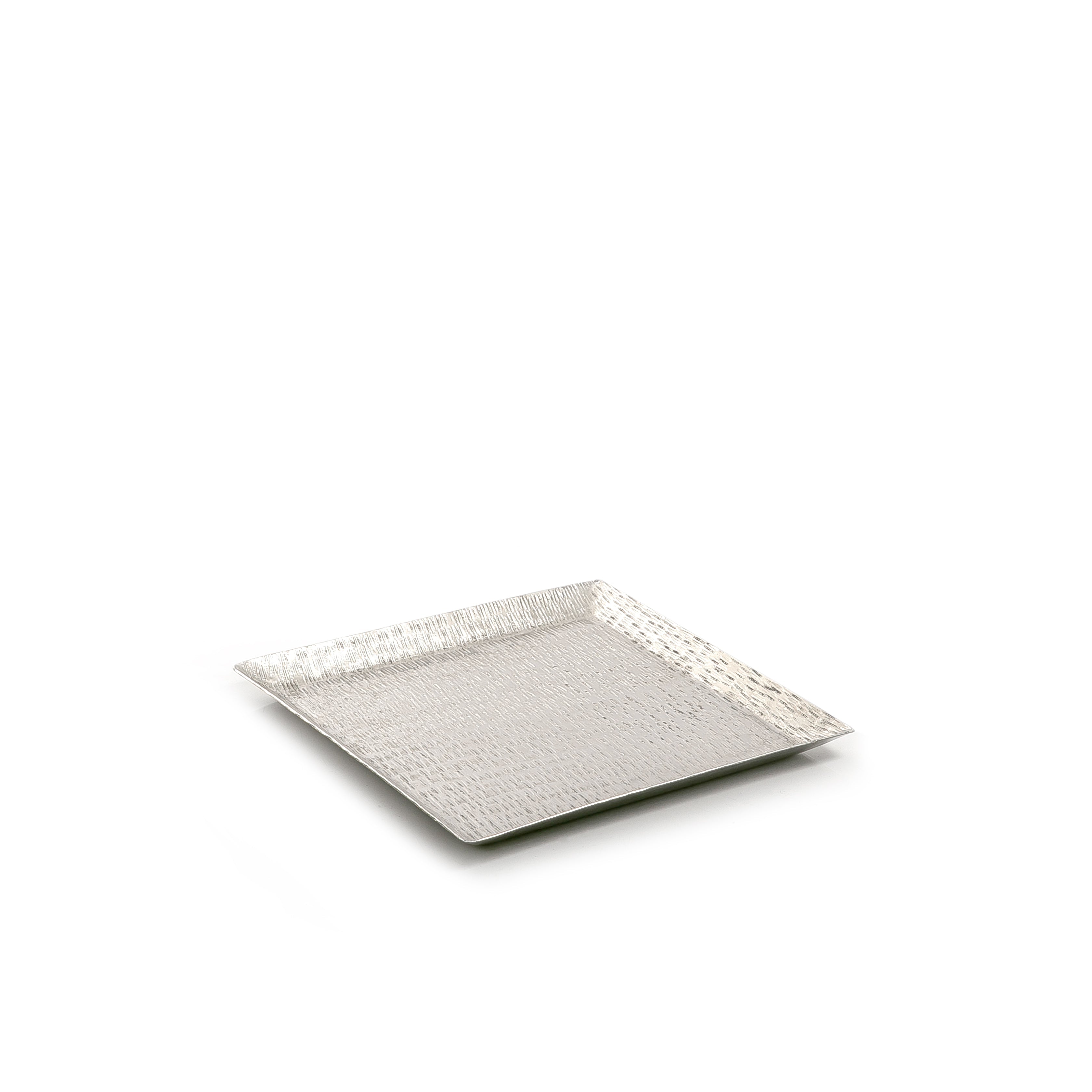 Silver Square Metal Tray &VerticalLine;