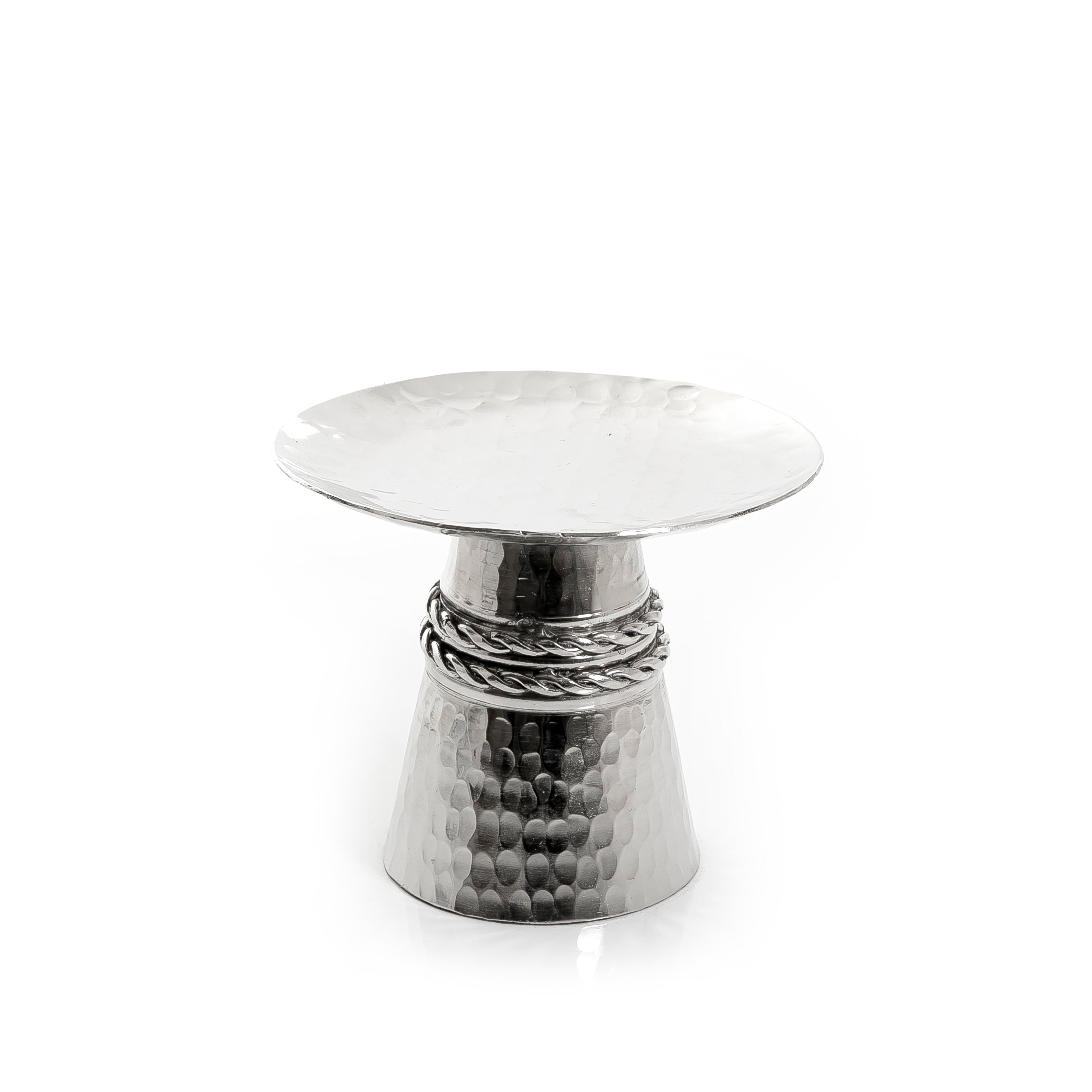 Silver Round Metal Stand &VerticalLine;