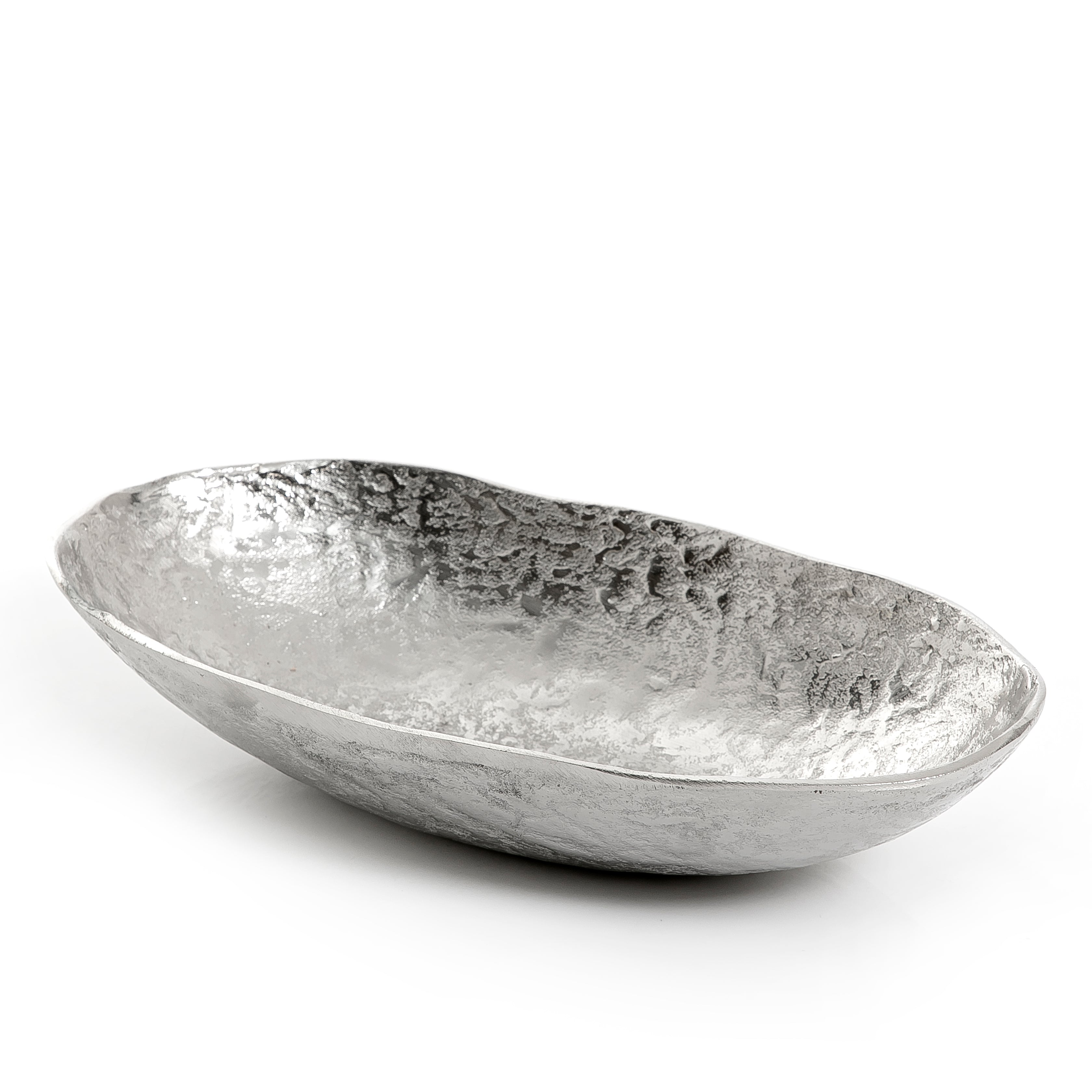 Silver Oval Metal Plate &VerticalLine;