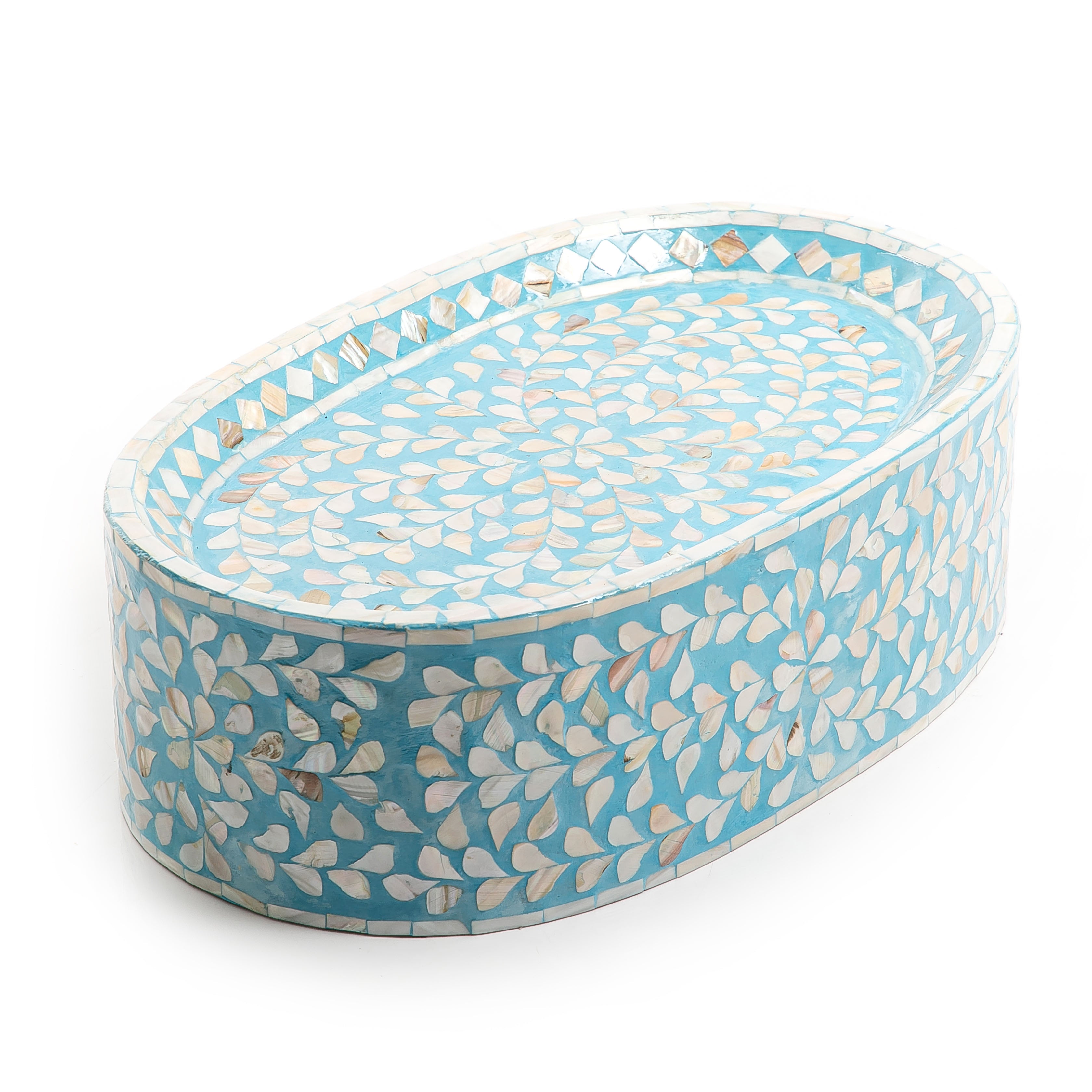 Light Blue Oval Vietnamese Mop Stand &VerticalLine;