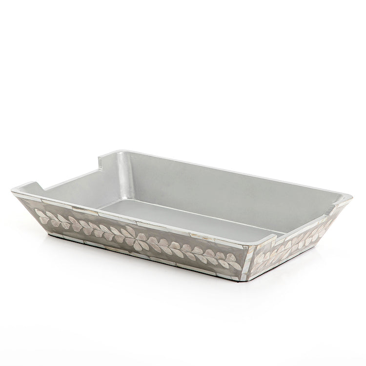 White Rectangular Vietnamese Mop Bowl &VerticalLine;